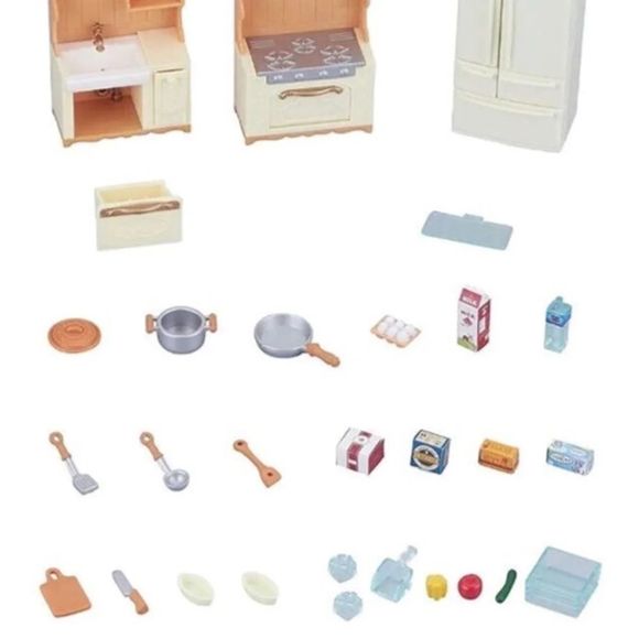 calico critters | Other | Calico Critters Kitchen Play Set | Poshmark